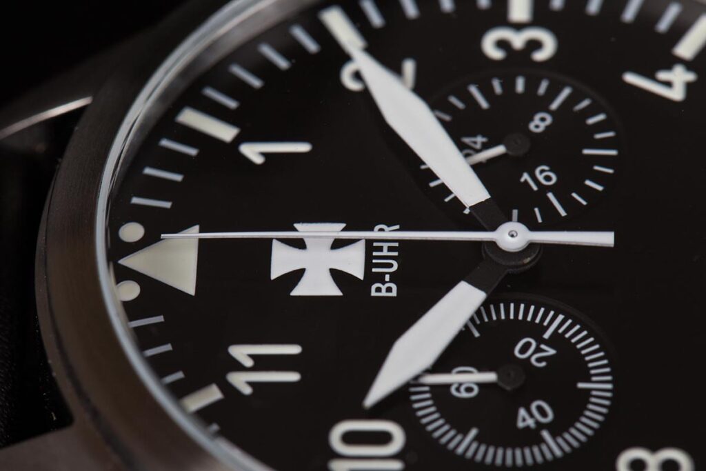 B-UHR LUFTWAFFE flieger chronograph, limited edition - B-UHR Watches